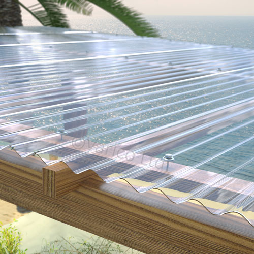 Clear Plastic Porch Roof