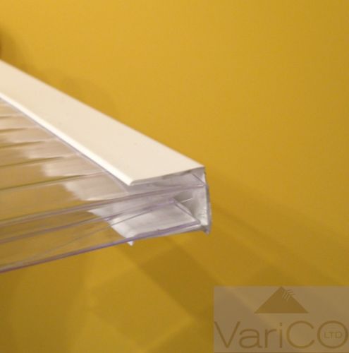 UPVC Polycarbonate End Closure White